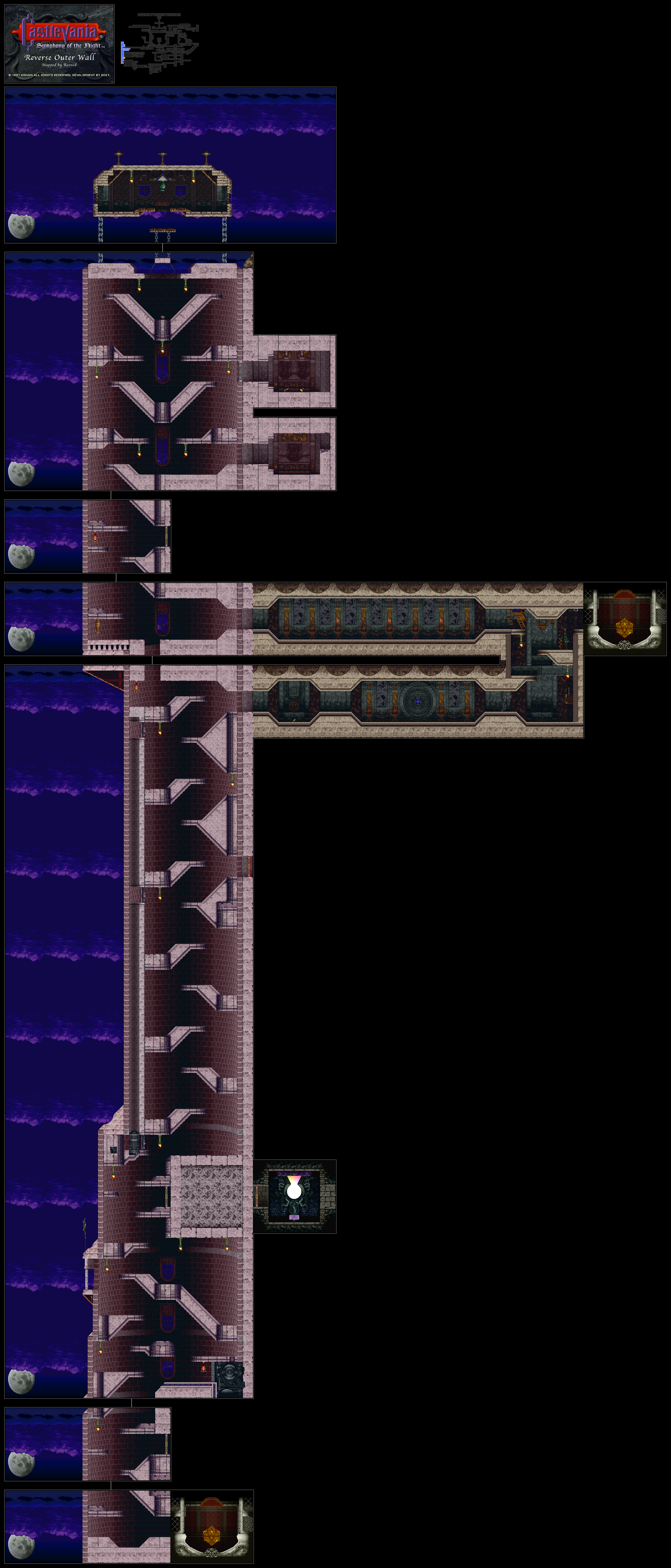 Castlevania: Symphony of the Night - Revned's Video Game Maps