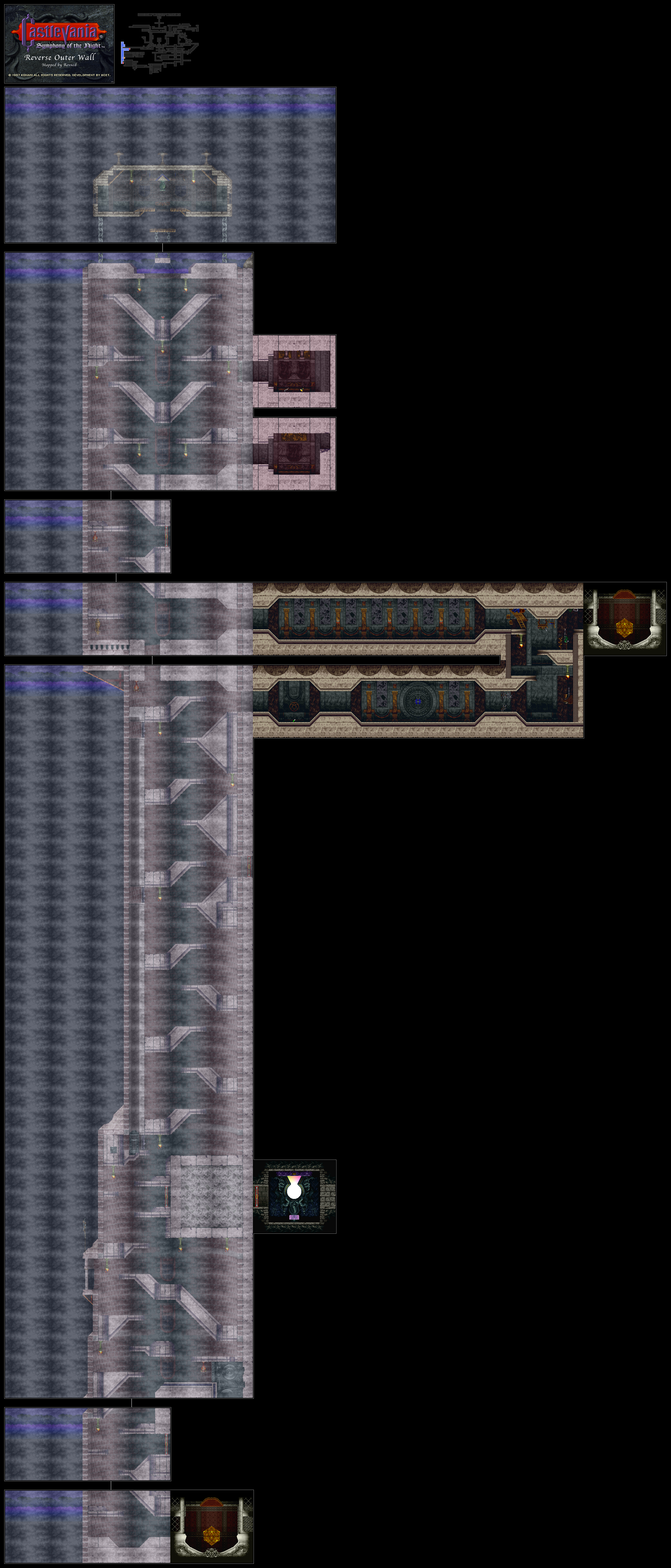 Castlevania: Symphony of the Night - Revned's Video Game Maps