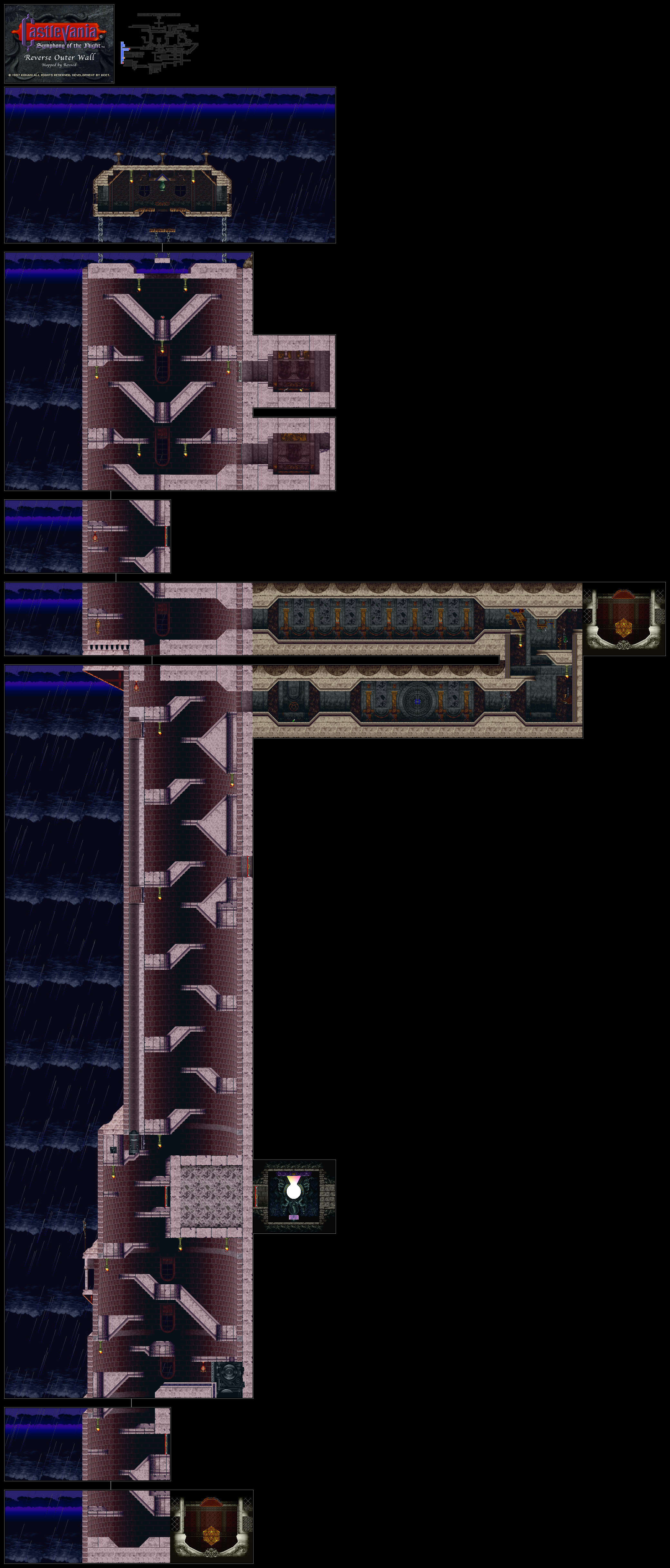 Castlevania: Symphony of the Night - Revned's Video Game Maps