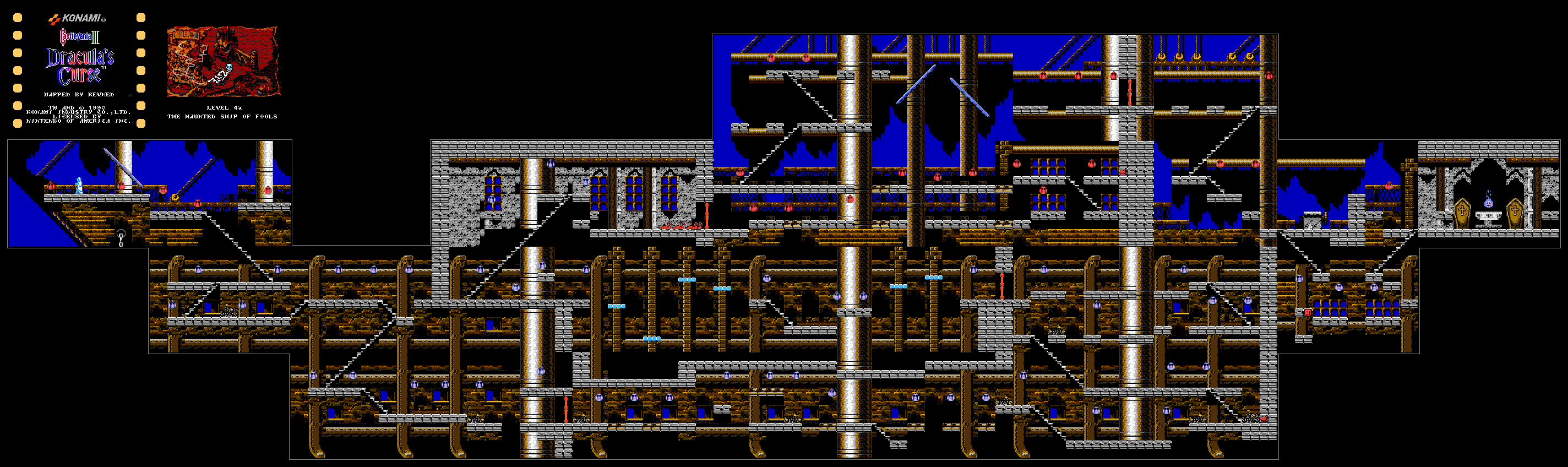 Castlevania III: Dracula's Curse - Revned's Video Game Maps