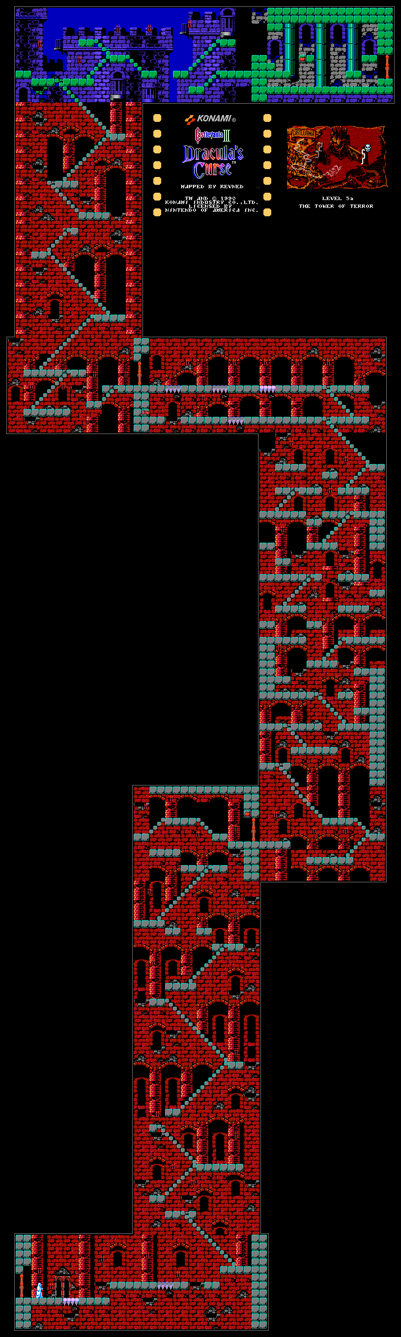 Castlevania III: Dracula's Curse - Revned's Video Game Maps