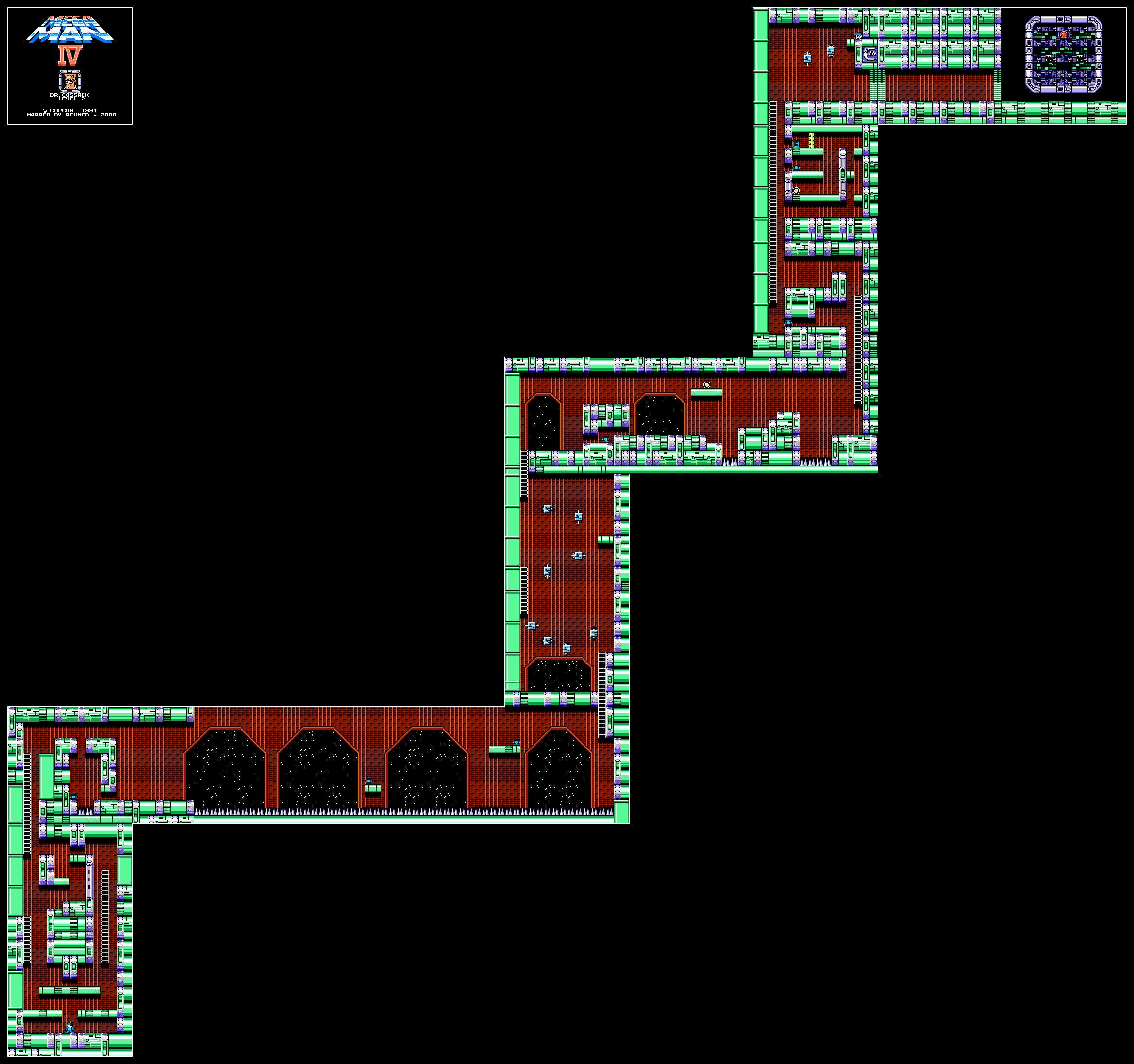 Mega Man IV - Revned's Video Game Maps