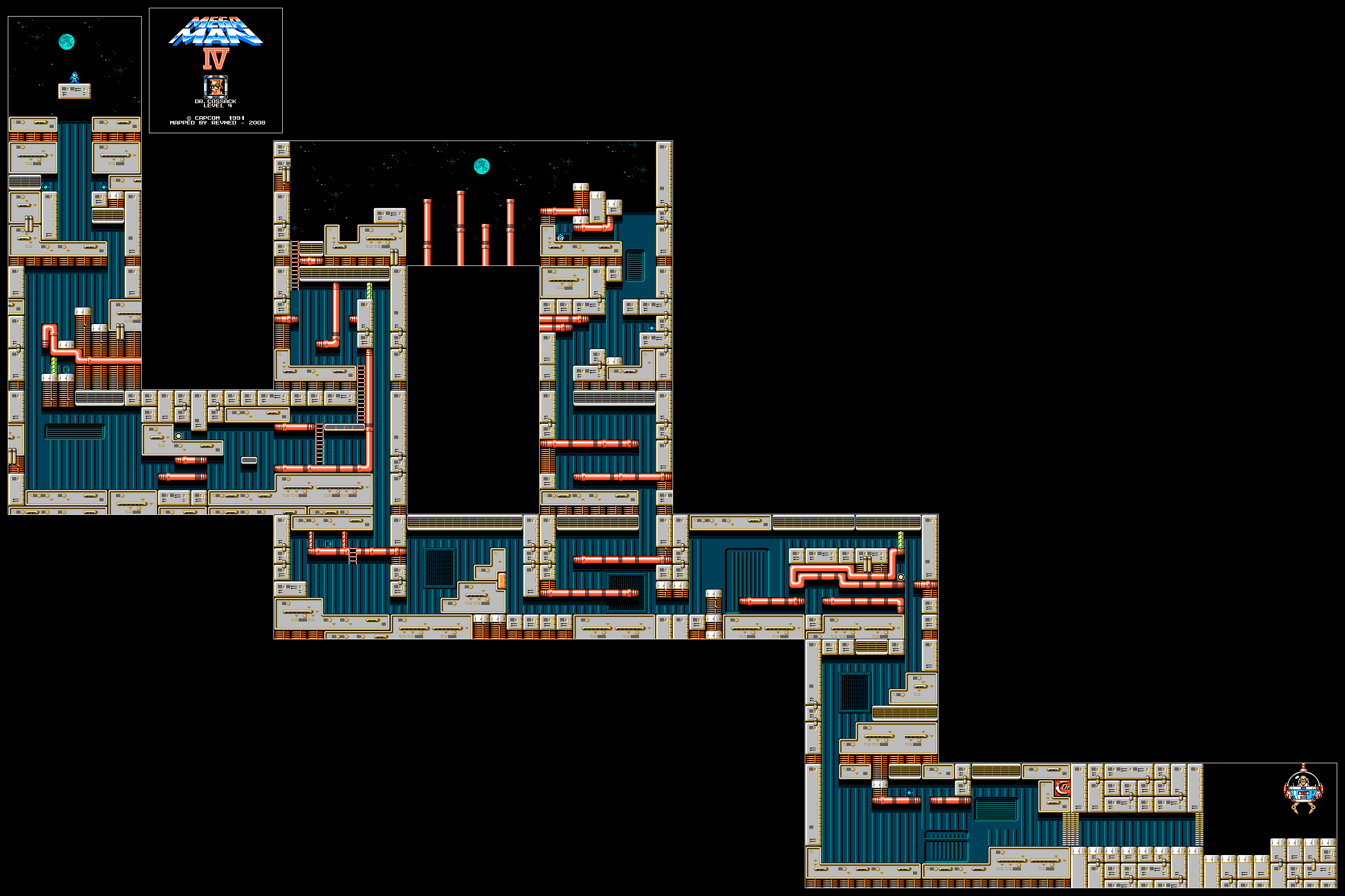 Mega Man IV - Revned's Video Game Maps