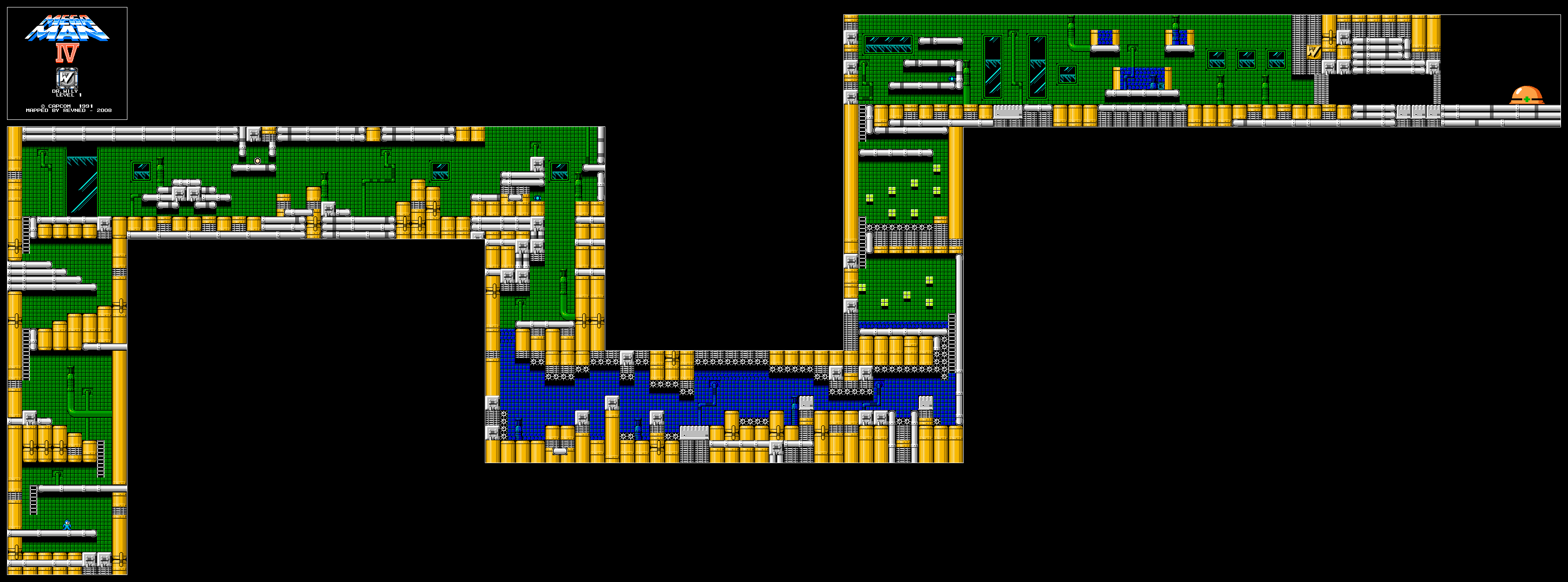 Mega Man IV - Revned's Video Game Maps