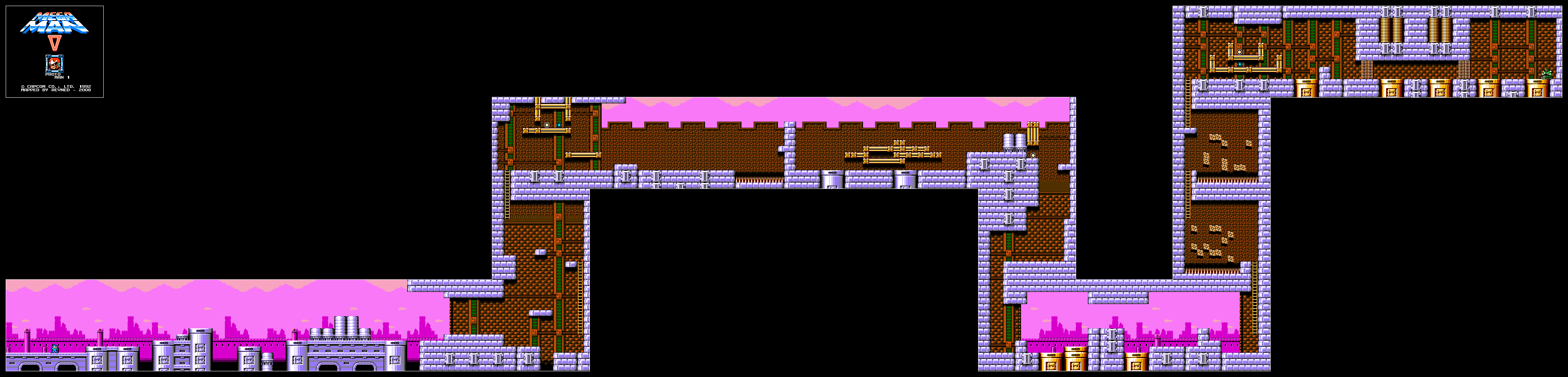 Mega Man V - Revned's Video Game Maps