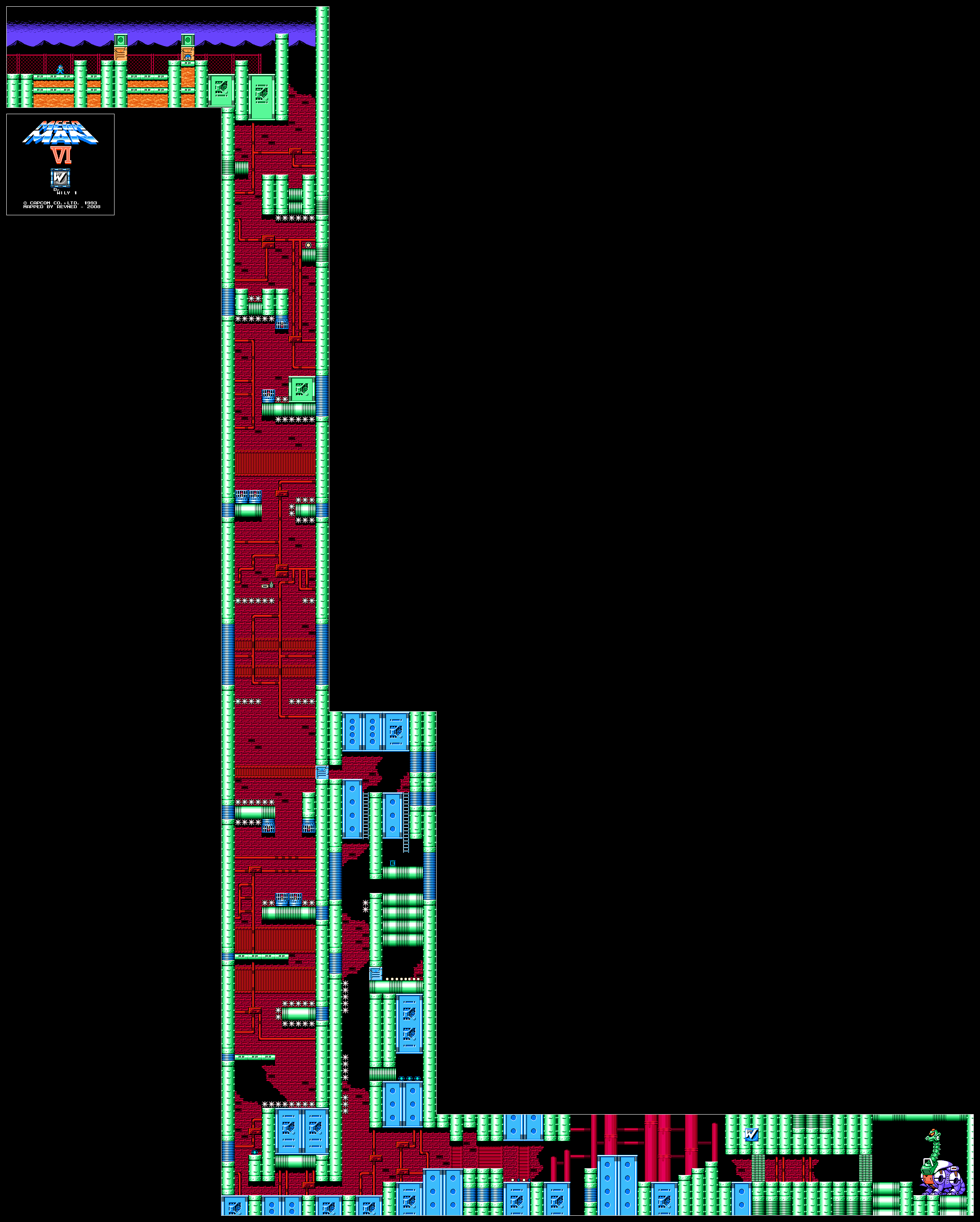 Mega Man VI - Revned's Video Game Maps