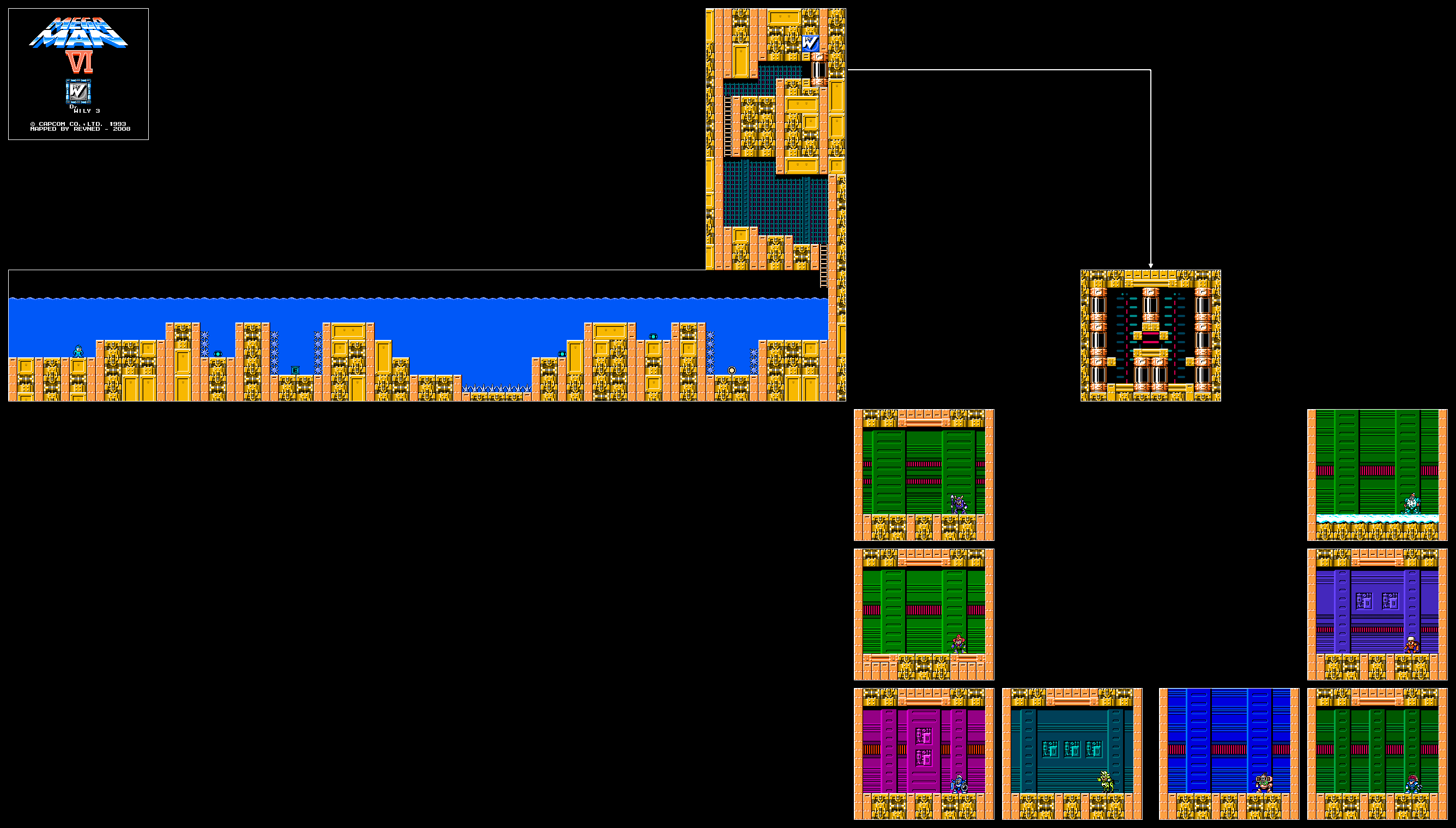 Mega Man VI - Revned's Video Game Maps
